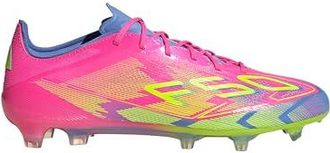 adidas Chaussures unisexes X Crazyfast.1 Fg Firm Ground, Rose et jaune., 43 1/3 EU