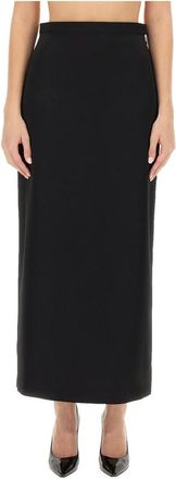 Lanvin Femme, Jupes, Noir, Taille: 38 FR Jupe Longue Fluide