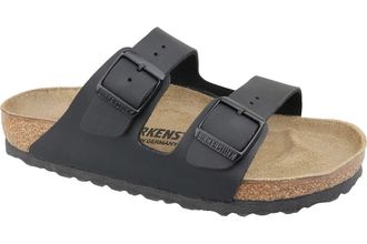 Birkenstock Unisex-Erwachsene Arizona Birko-Flor Pantoletten, Schwarz (Schwarz), 43 (normal) Arizona 51791 43 EU