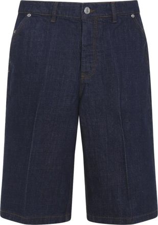 Ami Homme, Shorts, Bleu, Taille: W33 Loose Bermuda Shorts