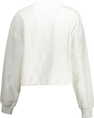 Calvin Klein Logo-Embroidered Cotton Sweatshirt - White