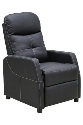 MID.YOU Mid.you Fernsehsessel, Schwarz, Textil, 65x80-105x90-154 cm, Relaxfunktion, Wohnzimmer, Sessel, Fernsehsessel