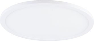 Eglo LED Einbaustrahler Fueva Flex, Ø 22,5cm, Spot für universelle Bohrlochgrößen aus Aluminium in Weiß mit Kunststoff Leuchtfläche, Einbauleuchte flach, g