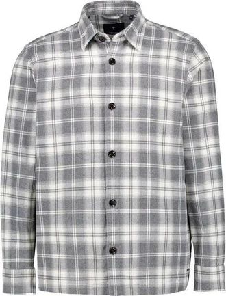 Joop Herren Overshirt blau kariert