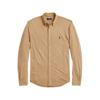 Ralph Lauren Hemdkragenhemd mit Kn&ouml;pfen - - Shirts - Herren - Beige - L