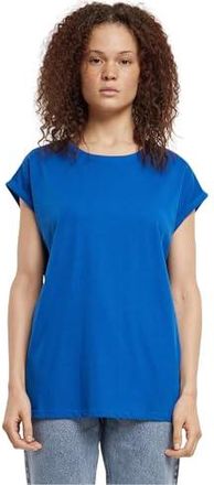 Urban Classics Ladies Extended Shoulder Tee T-Shirt, Sporty Blue, XS Femme