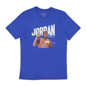 Nike Jordan Homme, Tops, Bleu, Taille: S T-Shirt Photo MVP Game Jordan