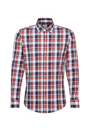 Seidensticker Herren Business Hemd - Shaped Fit - Bügelfrei - Button-Down-Kragen - Langarm - 100% Baumwolle