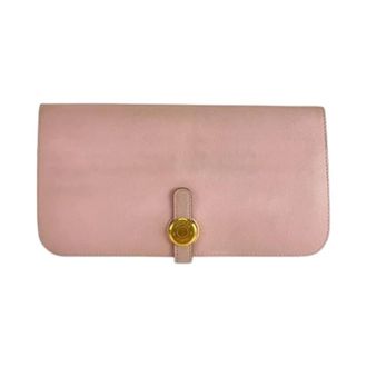 Herm&egrave;s Portefeuille long Dogon Pre-owned Rose Gold Rose - Femme - Pre-owned - Rose - Taille: ONE Size