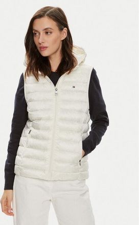 Tommy Hilfiger Bodywarmer Global Stripe WW0WW40779 Weiß Regular Fit