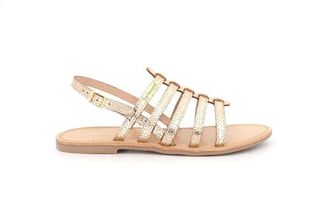 Les Tropeziennes LES TROPEZIENNES PAR M. BELARBI Femme HIKANO Chaussures Ville Salome 1Er Pas, Or Craquele, 39