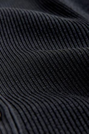 Next Strickjacke Gerippte Strickjacke mit Volumen-&Auml;rmeln (1-tlg)