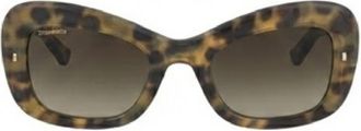 Dsquared2 DSquared2 - Schmetterling-Sonnenbrille f&uuml;r Damen (Honig)