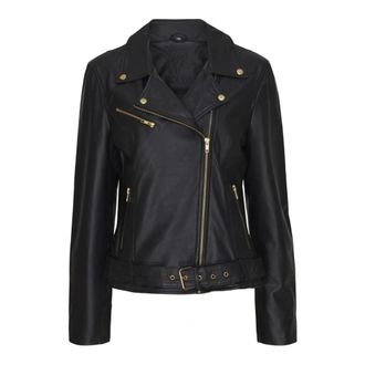 BTF-CPH Lederjacken - - Jackets - Damen - Schwarzk - 2XL