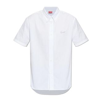 Kenzo Signature Casual Shirt - - Shirts - Herren - Wei&szlig; - S