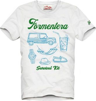 MC2 Saint Barth Homme, Tops, Multicolore, Taille: 2XL T-shirt