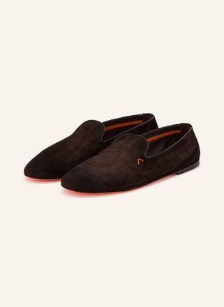 Santoni Slipper Charmin braun
