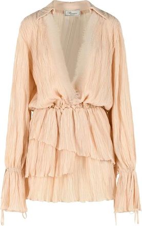 Blumarine Femme, Robes, Beige, Taille: 38 FR Robe