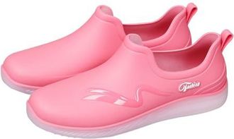 Generic Bottes en caoutchouc pour femme - L&eacute;g&egrave;res - Kaki/noir - Chaussures toutes saisons - Chaussures pour femme - Doublure imperm&eacute;able, Rose, 38 EU