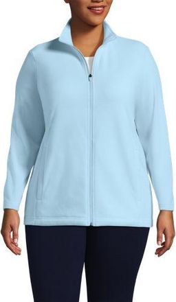 Lands End Anyweather Fleece-Jacke, Damen, Gr&ouml;&szlig;e:48-50 plus, Blau, Polyester, by Lands End