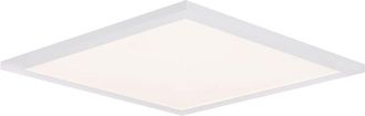 Globo Lighting Deckenleuchte Fernbedienung dimmbar led Panel Einbauleuchte Aufbauleuchte Wohnzimmerleuchte, Alu weiß, 30W 2400lm 3000-6000K, LxBxH 45x45x5,3