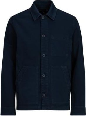 Paul Smith Veste de travail boutonn&eacute;e en coton m&eacute;lang&eacute;