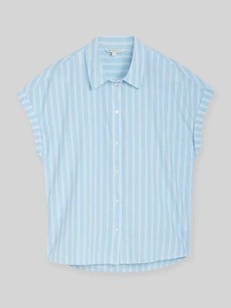 Tom Tailor Denim Relaxed Fit Bluse aus reiner Baumwolle