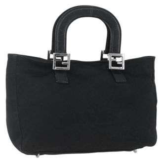Fendi Sac &agrave; main en nylon Pre-owned - Femme - Pre-owned - Noir - Taille: ONE Size