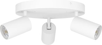 Eglo connect.z Smart-Home LED Deckenlampe Telimbela-Z, Deckenstrahler mit 3 Spots, ZigBee, App und Sprachsteuerung Alexa, warmweiß-kaltweiß, RGB, dimmbar, 