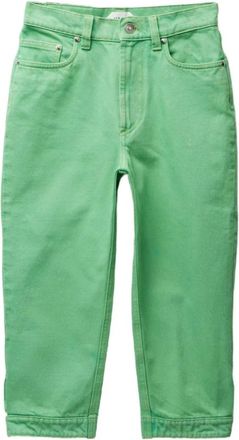 Versace Femme, Jeans, Vert, Taille: W25 Jean Capri