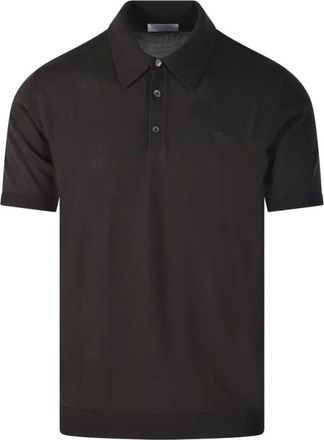 Roberto Collina Homme, Tops, Noir, Taille: L Polo
