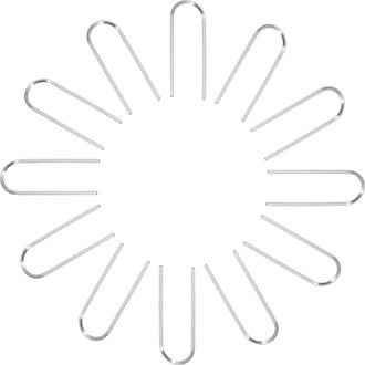 Pretyzoom 60 St&uuml;ck Teiliges Nichrom drahtring U f&ouml;rmigen Haken und Aufbewahrungsbox Hochtemperaturbest&auml;ndig f&uuml;r Keramik Glasfusing und DIY Schmuckherstellung