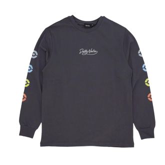 Dolly Noire Eevee Evolution L/s Tee - Homme - Tops - Gris - Taille: XL