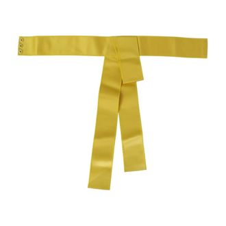 Dolce & Gabbana Femme, Accessoires, Jaune, Taille: ONE Size Ceinture Obi en Soie