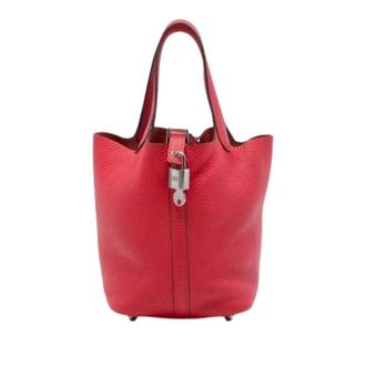 Herm&egrave;s Pre-owned Picotin Lock 18 - Femme - Pre-owned - Rouge - Taille: ONE Size