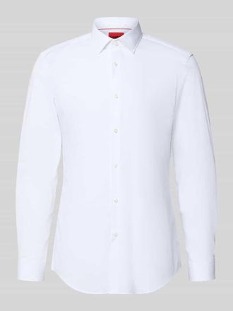 HUGO BOSS Slim Fit Businesshemd aus reiner Baumwolle Modell KOEY