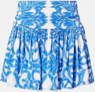 Poupette St Barth Mini-jupe Colleen &agrave; motif floral