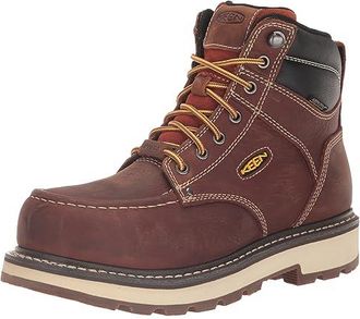 Keen Cincinnati Bottes de travail robustes imperm ables talon 90 degr s pour homme 15,2 cm, Rouge Toscane/Sandshell, 7.5 US Wide