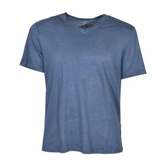 Majestic Filatures T-Shirt - - Tops - Herren - Blau - 2XL