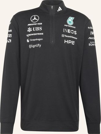 adidas Mercedes-Amg Petronas Formula 1 Team Engineers Quarter Zip Sweatshirt schwarz