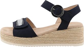 Tom Tailor Tom Tailor Damen 9590280001 Keilsandale, Navy, 42 EU