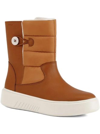 Geox baskets montantes en cuir - Marron