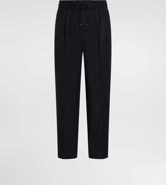 Dolce & Gabbana Jogginghose Aus Flanell - Mann Hosen Und Shorts Blau 50