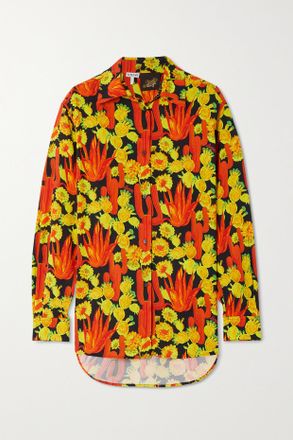 Loewe Chemise Tissée Imprimée X Paulas Ibiza - Orange