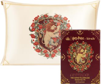 Kitsch Harry-Potter-Satin-Kissenbezug mit Rei&szlig;verschluss f&uuml;r Haar und Haut, weicher als Seidenkissenbez&uuml;ge, maschinenwaschbar, knitterfrei, Kissenbez&uuml;ge in S
