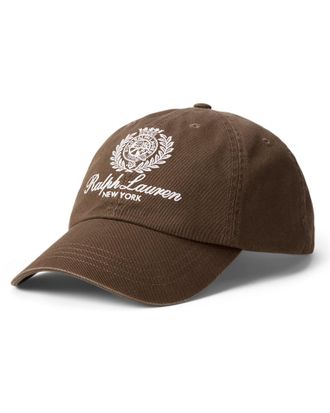 Ralph Lauren Cap aus Baumwolle mit Label-Stickerei in
