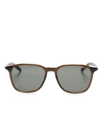 Montblanc lunettes de vue &agrave; monture rectangulaire - Marron