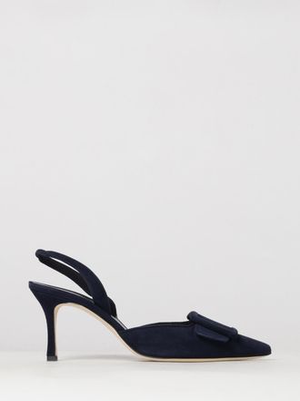 Manolo Blahnik Escarpins slingback Maysli en daim &agrave; talon moyen