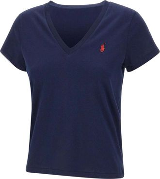 Polo Ralph Lauren Femme, Tops, Bleu, Taille: 38 FR T-Chemises