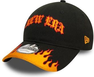 New Era 9TWENTY Race Logo Flames Black Casquette, Noir, taille unique